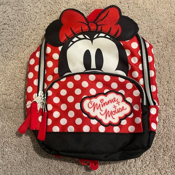 Disney | Accessories | Brand New Disneys Minnie Mouse Harness Backpack ...